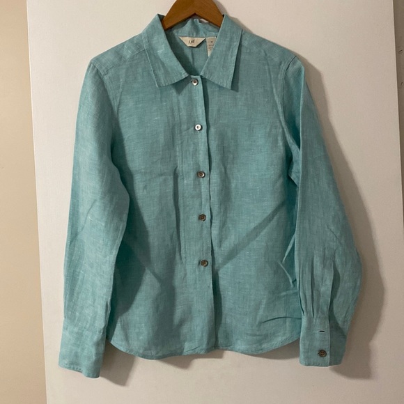 J. Jill | Tops | J Jill Linen Blouse | Poshmark